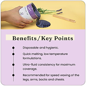 Depileve Hair Removal Wax - Pearl Rosin Full-Body Wax - Ideal for Dry, Flaking Skin - Soft and Gentle Waxing Pearls - Moisturizing Strip Wax - 14 oz