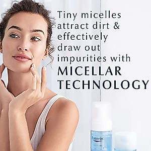 Eucerin Hydrating 3-in-1 Micellar Water, Formulated with Hyaluronic Acid, 6.8 Fl Oz Bottle