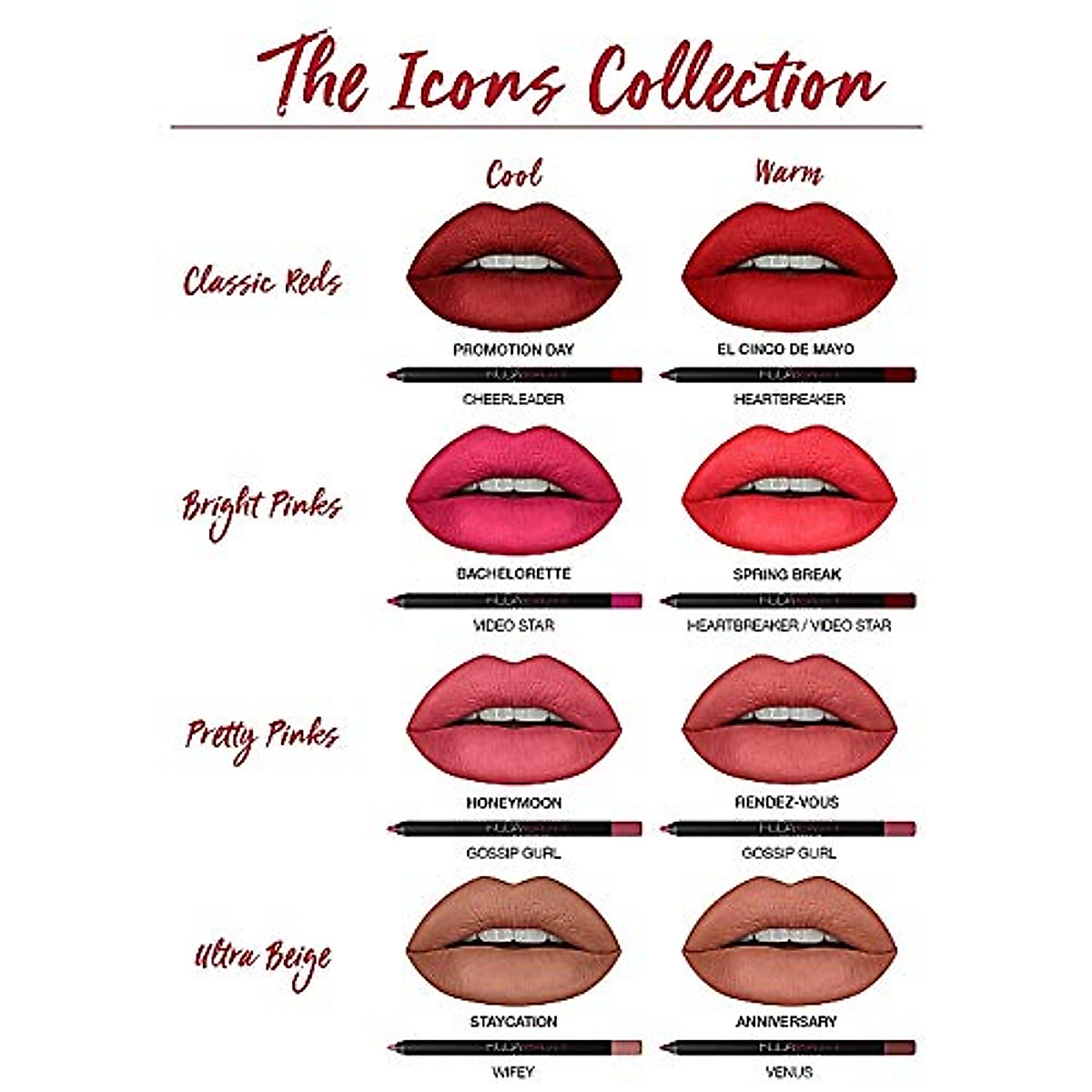 HUDA BEAUTY Power Bullet Matte Lipstick Rendezvous