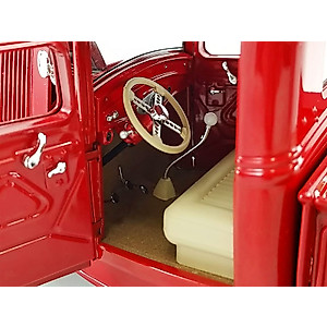 1932 Hot Rod Pickup Truck Red Limited Edition to 1722 Pieces Worldwide 1/18 Diecast Model Car by Acme A1804100