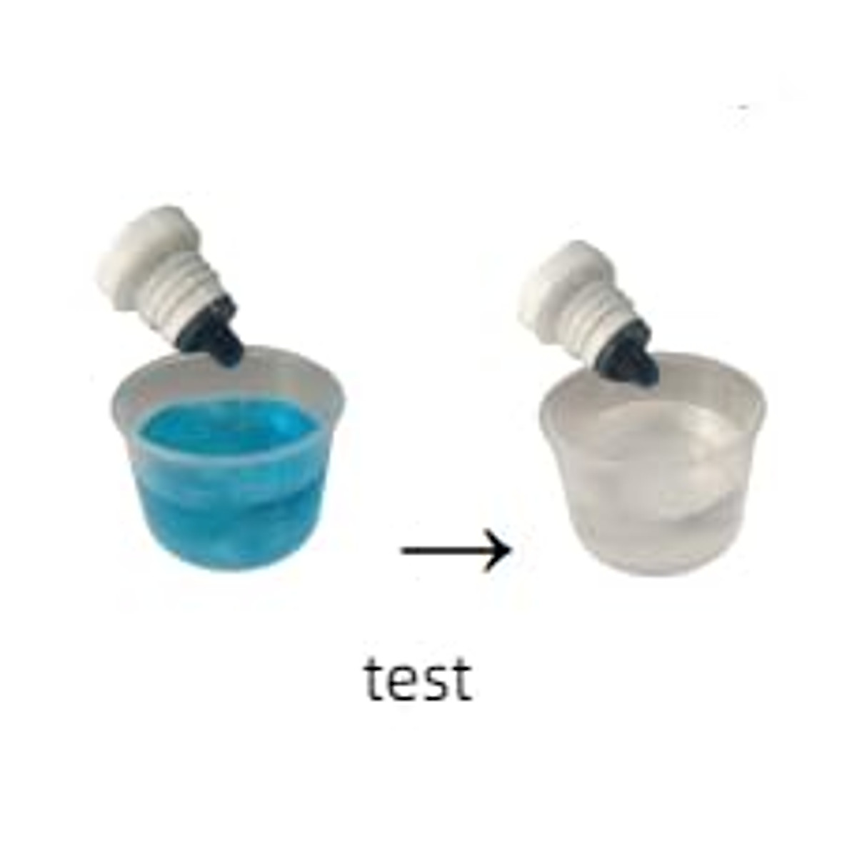 Dissolved Hydrogen Test Reagent Measuring Molecular Hydrogen Concentration in Water Blue Drops for Hydrogen Water Generator Bottle Hydrogen Machine
