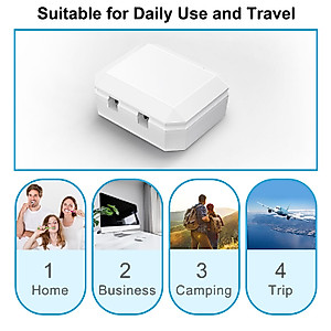 TAISHAN UV Toothbrush Case Sanitizer，Rechargeable Portable Mini Toothbrush Holder with Mirror,Kills 99.9% of Germs，Fits All Toothbrushes for Electric and Manual,Safety Feature for Home and Travel