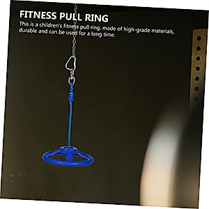 Ninja Wheel Interior Accessories Outdoor Accessories Swing Indoor Backyard Balance Equipment Outdoor Playground Gym Monkey Wheel Indoor Hanging Ring Swing Gym Ring Sports Abs