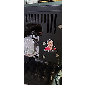 How Dare You - Sticker Sheet - for Your Gas Tank/Gas can/Lawn Mower/Die-Cut Stickers Decals/Truck/Car/Car/Van/Graphic/Snow Blower/Snow Mobile