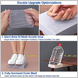 LuluEasy Large Under Desk Drawer Self-Adhesive Hidden Desktop Organizer, Attachable Desk Drawer Slide Out, Table Storage Tray for Pencil Pen Stationery Home Office Organization, White