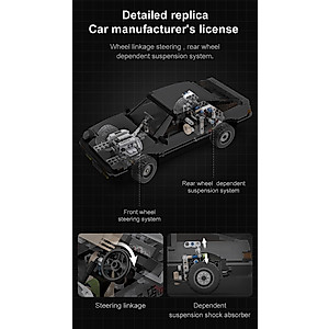 dOMOb Toyota AE86 Trueno Car Building Kit – Initial-D 25th Anniversary – Realistic Model 1:12 Car Build Blocks Set – 1324 pcs – Bricks Toys for 8+ Age Kids & Adults – for Boys, Hobbyist, Collector