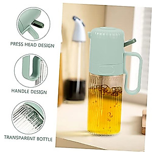 KICHOUSE 2pcs Spray Bottle Oil Bottles for Kitchen Oil Mister for Air Fryer Glass Dispenser Olive Oil Spray Oil Dispenser Container Oil Sprayer Terrarium Anti-spill Oil Control