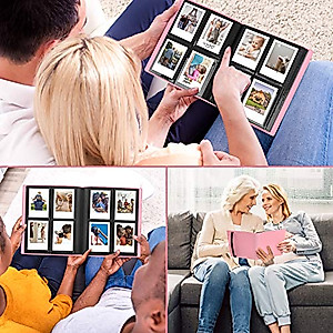 Ablus 160 Pockets Mini Photo Album for Fujifilm Instax Mini Camera, Polaroid Snap, Z2300, SocialMatic Instant Cameras & Zip Instant Printer (Pink)