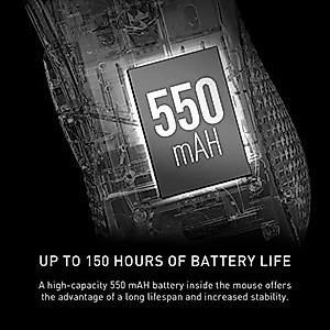 MSI Clutch GM51 Lightweight Wireless Gaming USB RGB Adjustable up to 26000 DPI Desktop Laptop Gaming Mouse (Clutch GM51 Lightweight Wireless)