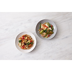 Fortessa Vitraluxe Dinnerware Heirloom Matte Finish Rice Bowl 5.75-Inch, Smoke, Set of 4