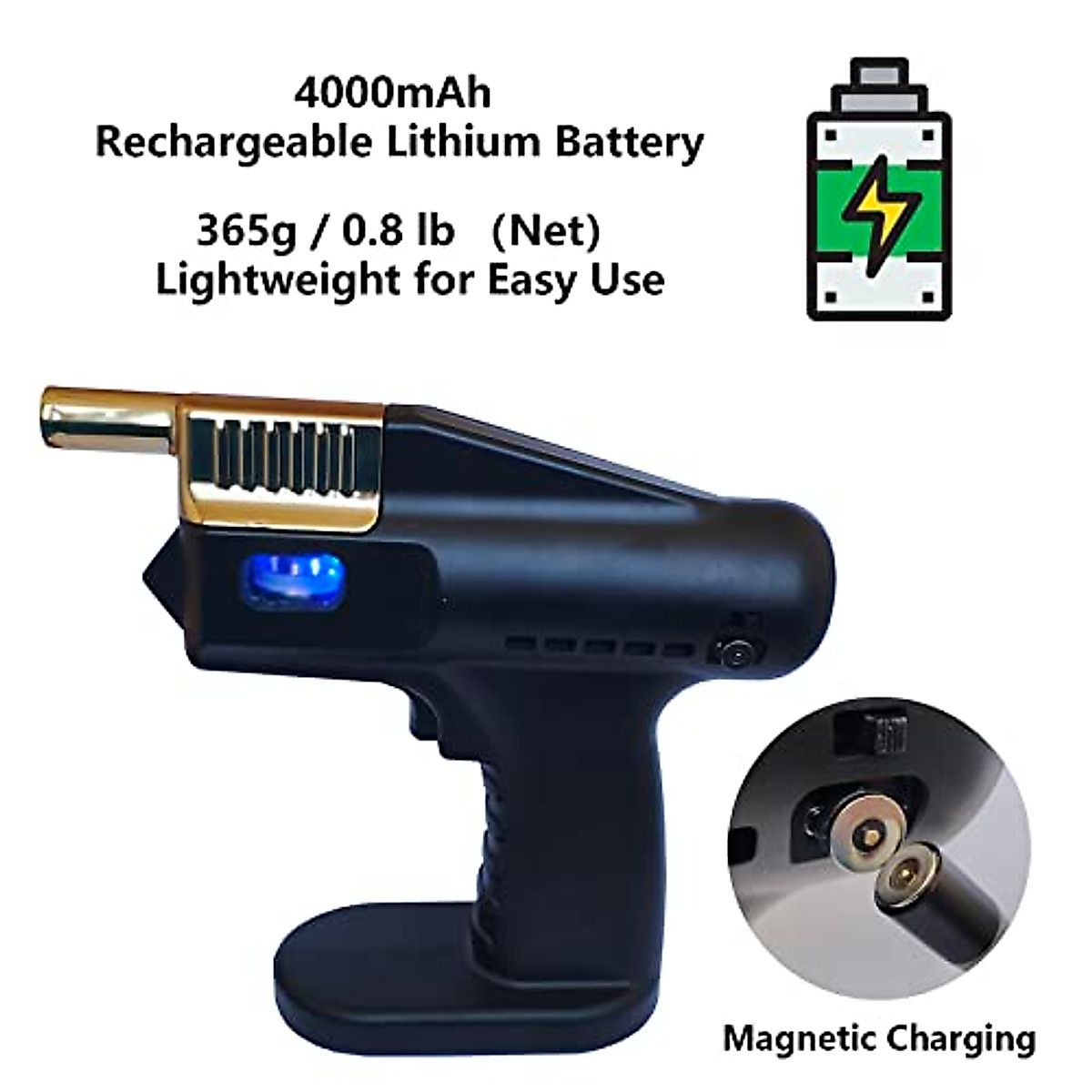 XUORUCYOS Cocktail Smoker Kit, Handheld Smoked Bubble Gun,Smoke Generator Tool, Herb Extract Essential Oil Smoker, USB Charging Bubble Gun for Cocktail Drink,Whiskeyï¼ŒMeat, Pizza and Food Cooking