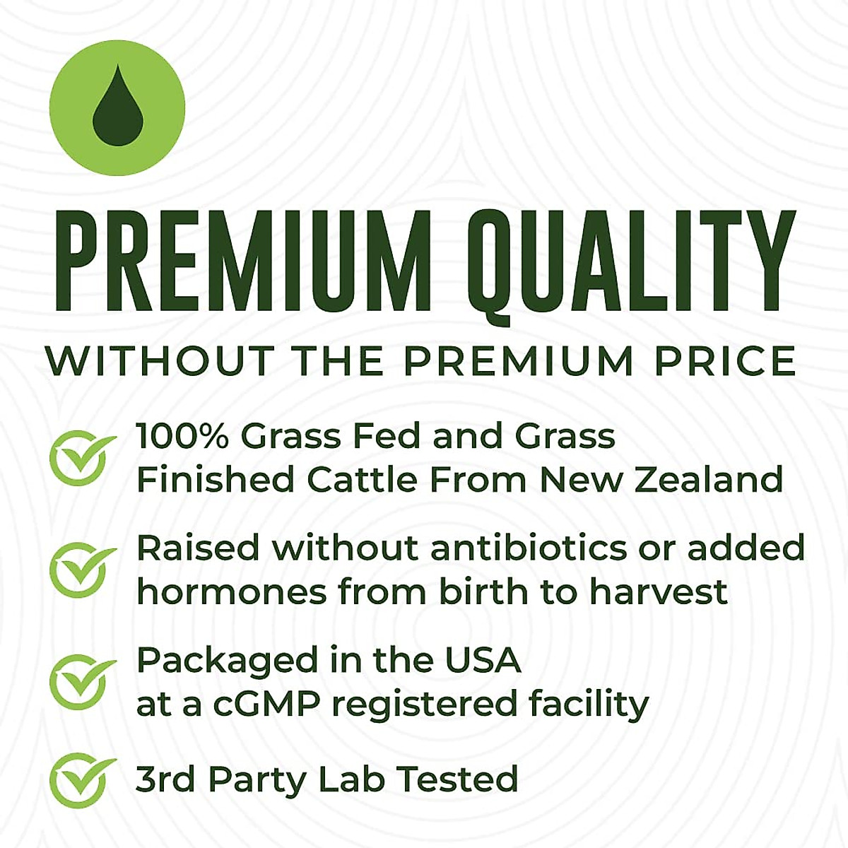 Beef Organ Supplement Grass Fed - 7 Beef Organs Complex from New Zealand - Liver, Heart, Pancreas, Kidney, Lung, Spleen, Bone Marrow - Non-GMO, No Fillers, Hormone & Antibiotic Free - Carnivore Diet