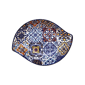 Portuguese Pottery Alcobaça Ceramic Side Dish Serving Bowl - Set of 2