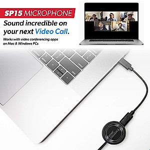 SONICPRESENCE SP15C (USB-C) Binaural Microphone Records Immersive 3D Spatial Audio on New Pocket Cams and Smartphones – Step Up to Sonic Presence for Sound Quality That Matches 4K Video