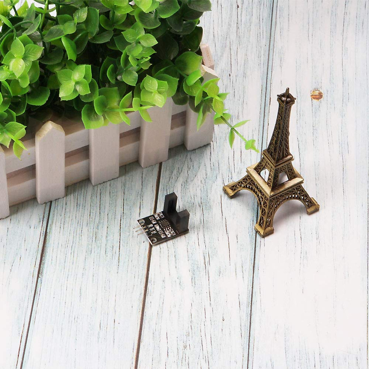 Ximimark 6Pcs LM393 H2010 Photoelectric Opposite-Type Count Infrared Sensor for Arduino