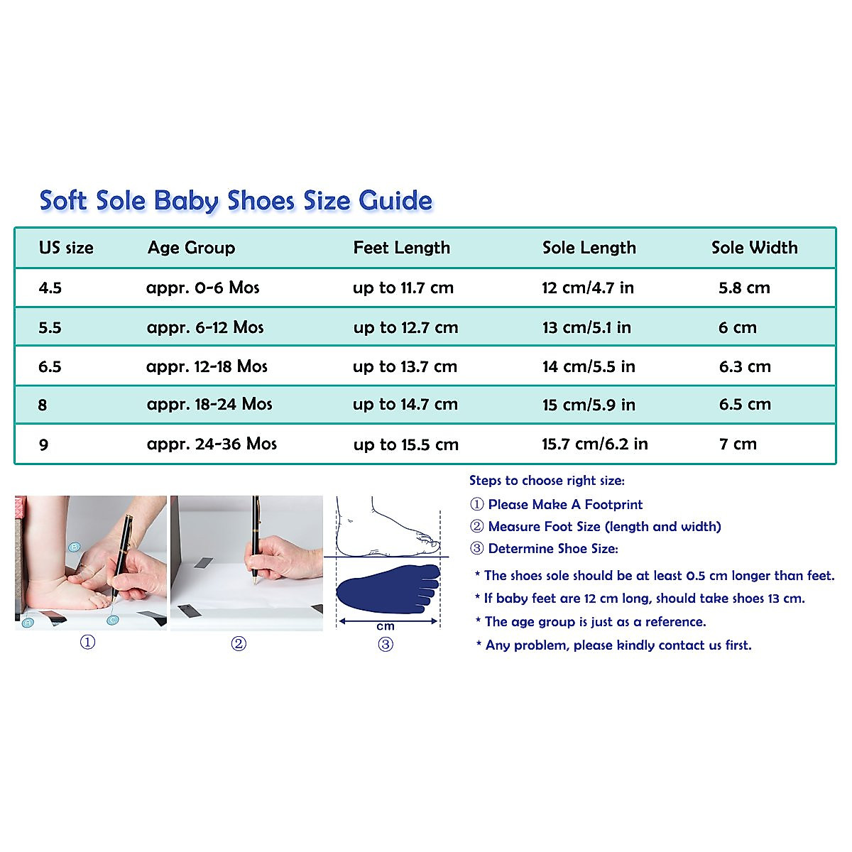 YALION Soft Sole Leather Baby Shoes First Walking Cartoon Birds Toddler Infant Slippers(6-12 Months,White)