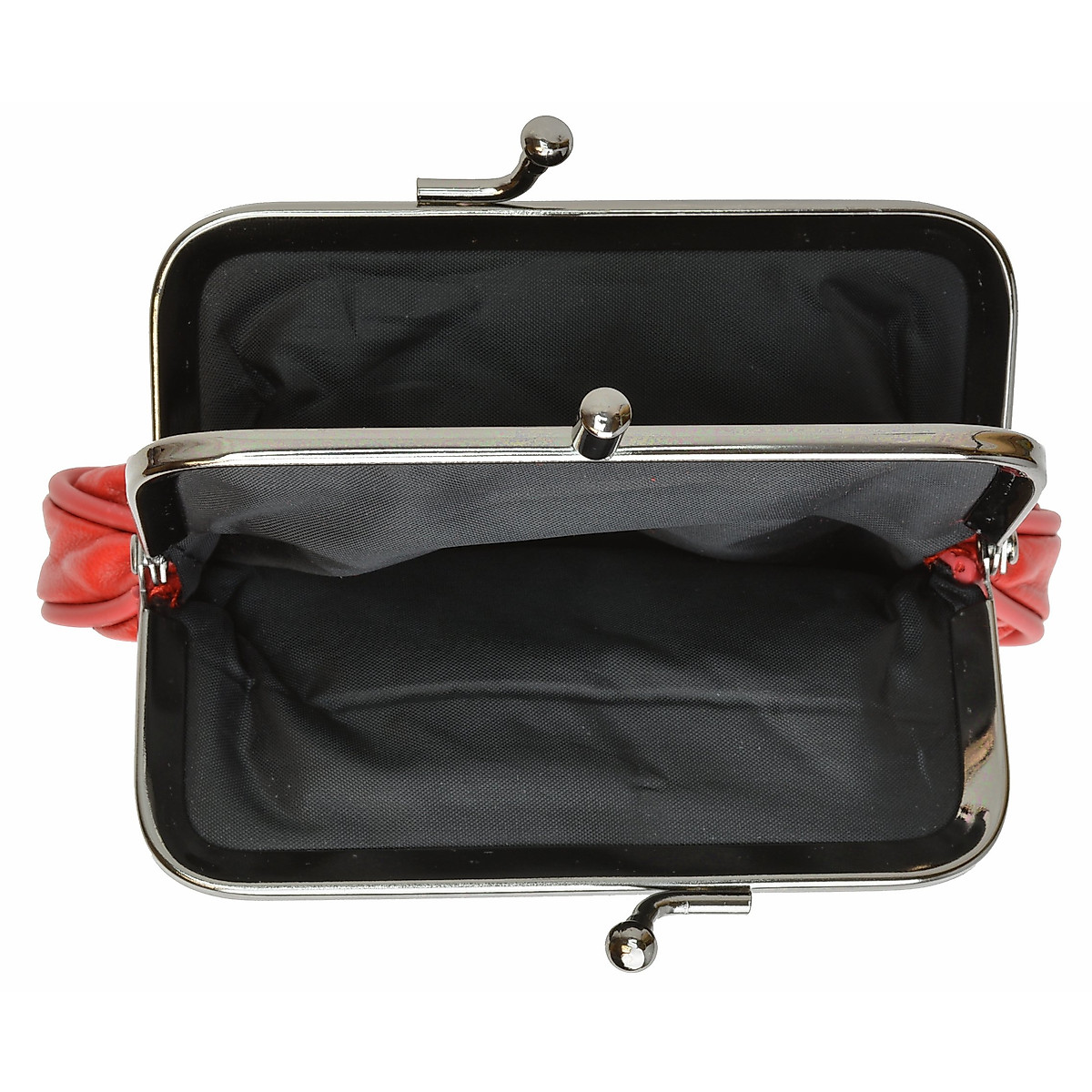 MARSHAL Leather Change Purse (Red)