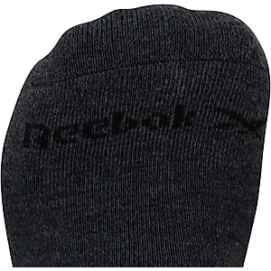 Reebok Men’s Low Cut Socks – 6 Pack Basic Cushion Low Cut No Show Socks for Men - Men's Athletic Socks (Size: 6-12.5), Size 6-12.5, All Grey