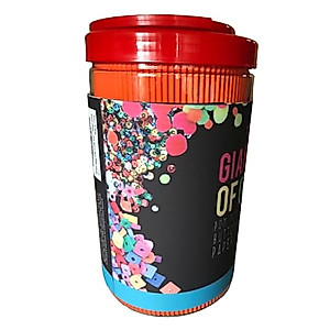 MOISO Kids Crafts and Art Supplies Jar Kit - 550+ Piece Set - Plus Glitter Glue, Construction Paper, Colored Popsicle Sticks, Eyes, Pipe Cleaners