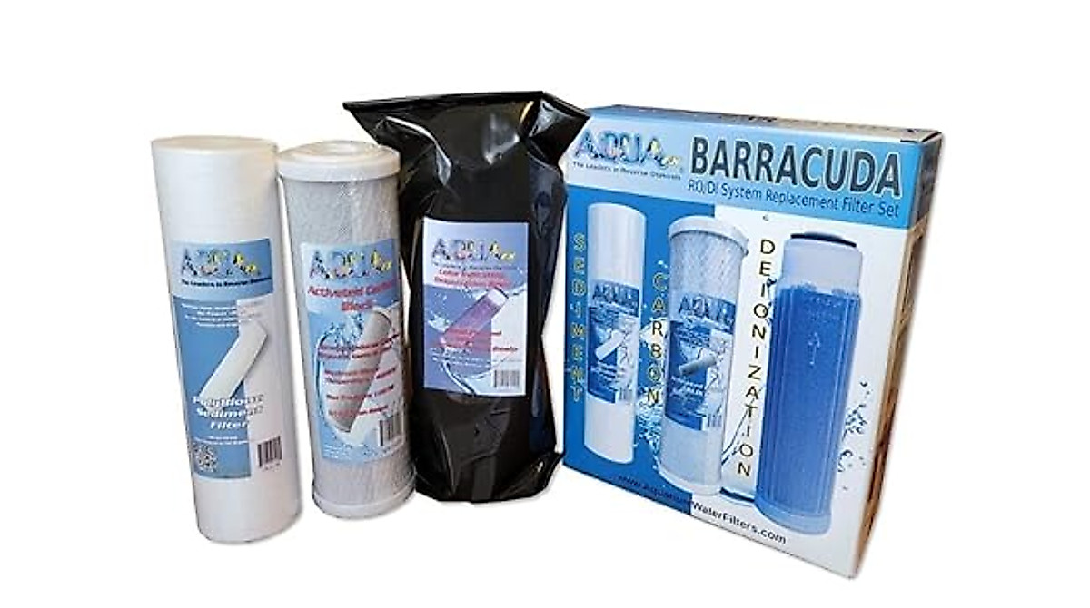 AquaFX Barracuda Filter Set Replacement - RO/DI System Filters