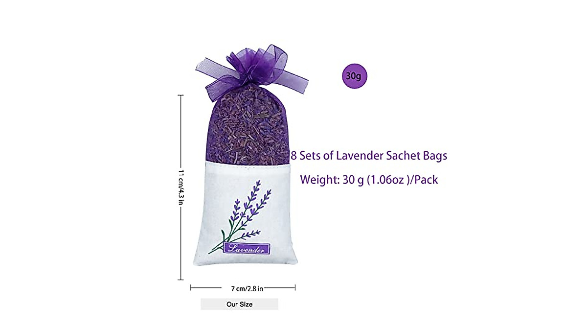 Lavender Scented Sachets - Natural Fragrance for Home & Travel