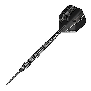 Phil Taylor Power 8-Zero Black P8Z4 23G 80% Tungsten Steel Tip Darts Set