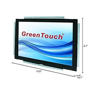 GreenTouch 15 inch Open Frame Touch Monitor Infrared Touch Technology with VGA and DVI