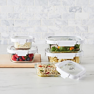 Sur La Table Glass Storage Containers, 10-Piece Set, Clear