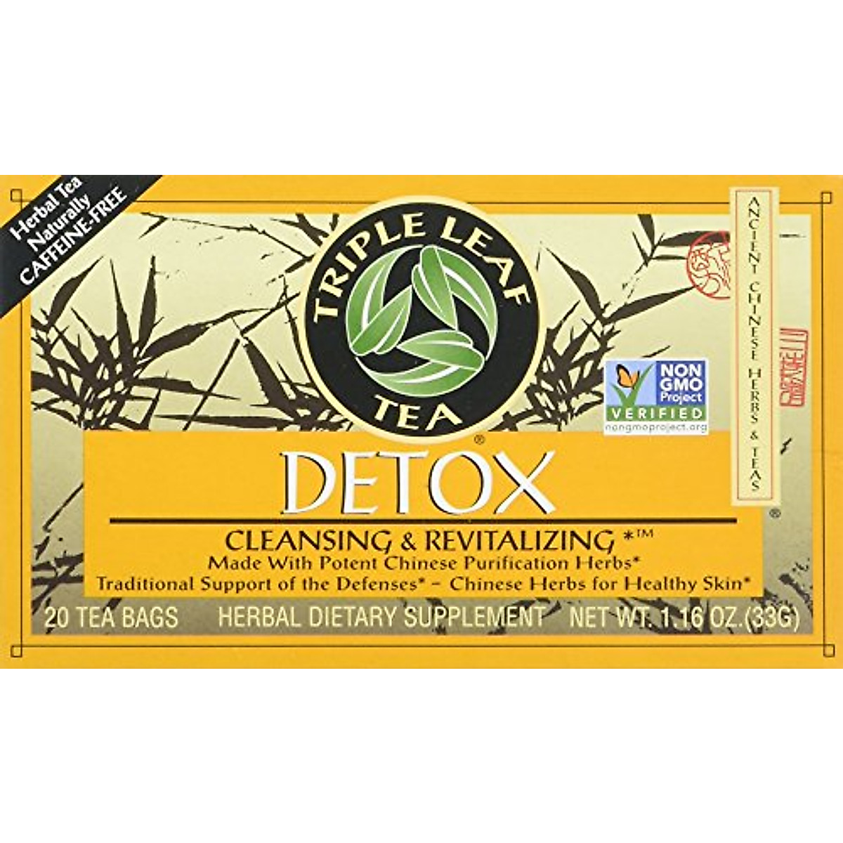 Triple Leaf Tea: Tea,Detox, 20 ct