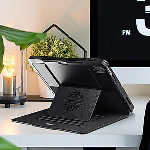 ZtotopCases for New iPad 10th Generation Case 10.9 Inch 2022, [6 Magnetic Stand + Pencil Holder + Auto Wake/Sleep] Full Body Protective Cover Case for iPad 10.9" 10th Gen, Black