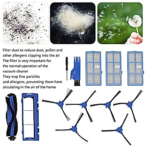 Sweeper Brush Replacement Set, Vacuum Cleaner Accessories Replacement Parts Kit for Bagotte BG600