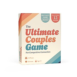 Ultimate Couples Game - Fun Party Game for Adults and Couples Game for Date Night! Guess, Match, and Draw in This Trivia, Conversation, and Relationship Card Game for Valentines, 2-12 Players
