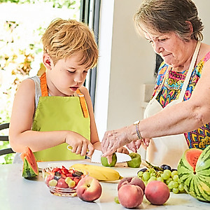 50PCS Kids Knife Set for Real Cooking, Kids Kitchen Knives with Toddler Cutting Board Apron Gloves Peeler Crinkle Cutters Kid Proof Kitchen Tools, Little Chef Knifes Gifts for 2 - 8 Years Old