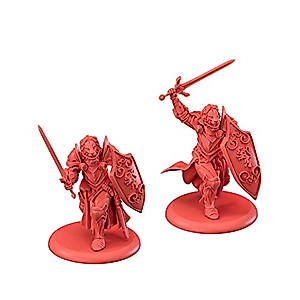 CMON A Song of Ice and Fire Tabletop Miniatures Game Casterly Rock Honor Guards Unit Box - Elite Protectors for Epic Battles! Strategy Game, Ages 14+, 2+ Players, 45-60 Minute Playtime, Made