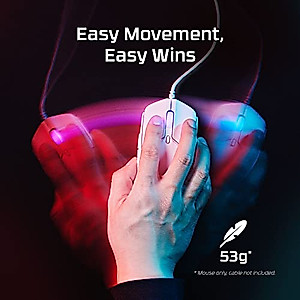 HyperX Pulsefire Haste 2 – Wired Gaming Mouse- Ultra Lightweight, 53g, 8000Hz Polling Rate, Precision Sensor, Hyperflex 2 Cable, Plug and Play – Black