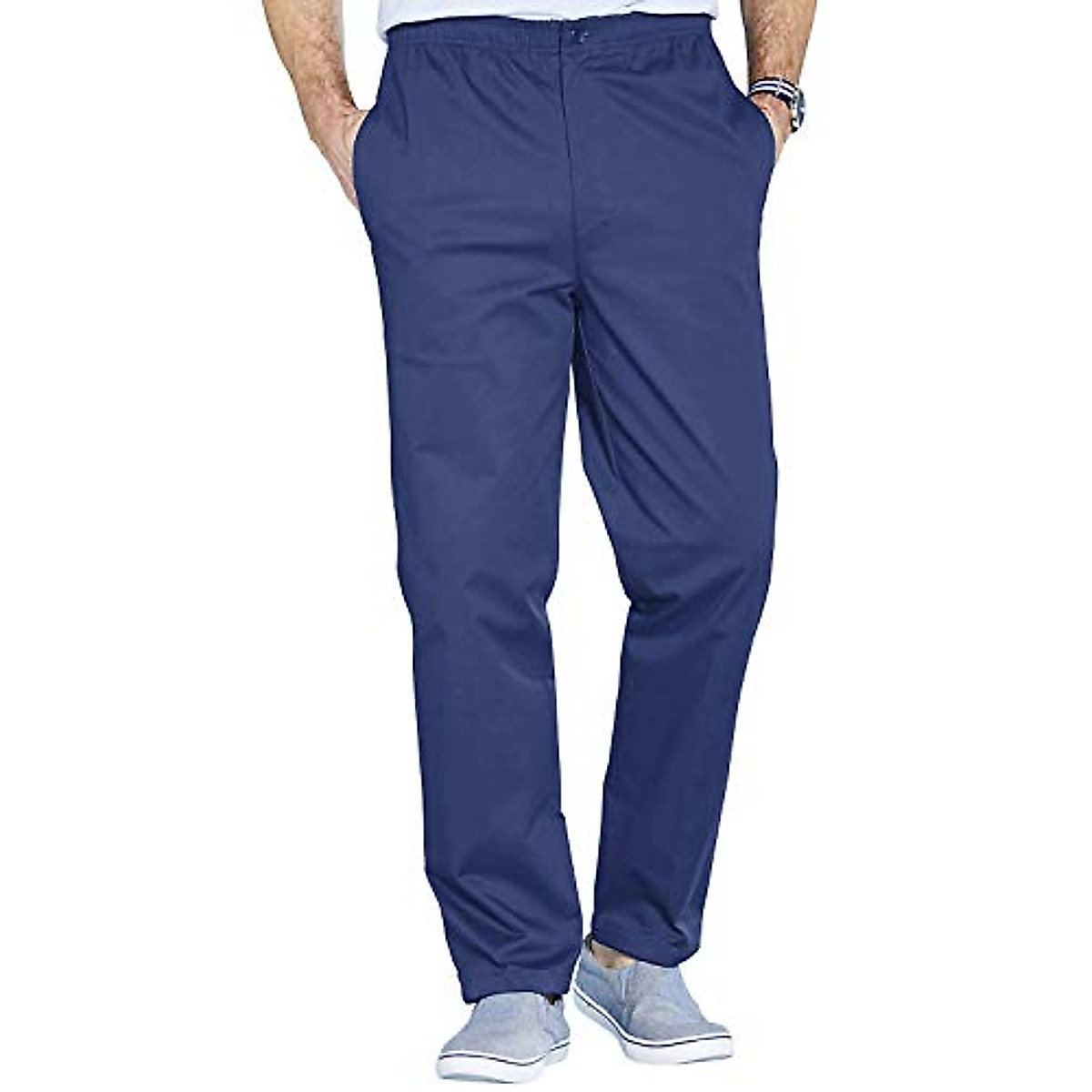 Chums | Men's | HIGH-RISE Rugby Cotton Pants | Navy