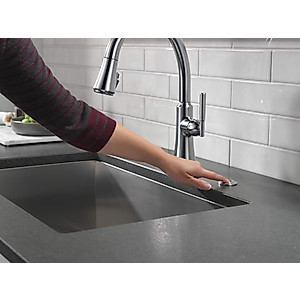 Delta Faucet Air Switch for Disposal Brushed Nickel, Air Switch for Garbage Disposal, Air Switch Kit, Air Switch Button, Arctic Stainless 72050-AR