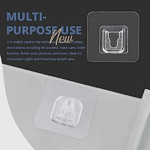 PETSOLA PVC Double-Sided Wall Utility Hooks