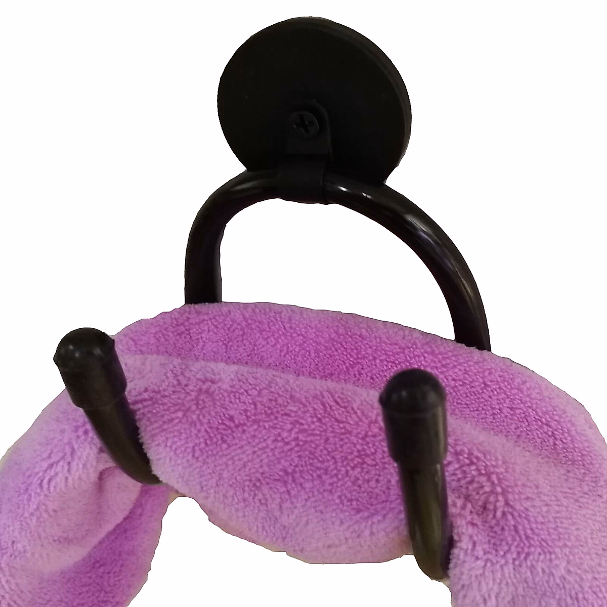 Pmsanzay Mini Magnetic Towel Hook Towel Hanger Rack for Kitchen Dish Towels, Hand Towels, Sports Sweat Towels, Gym Towels, Bath Towels, etc. - Hold up to 0.5 Lb - No Towels Included