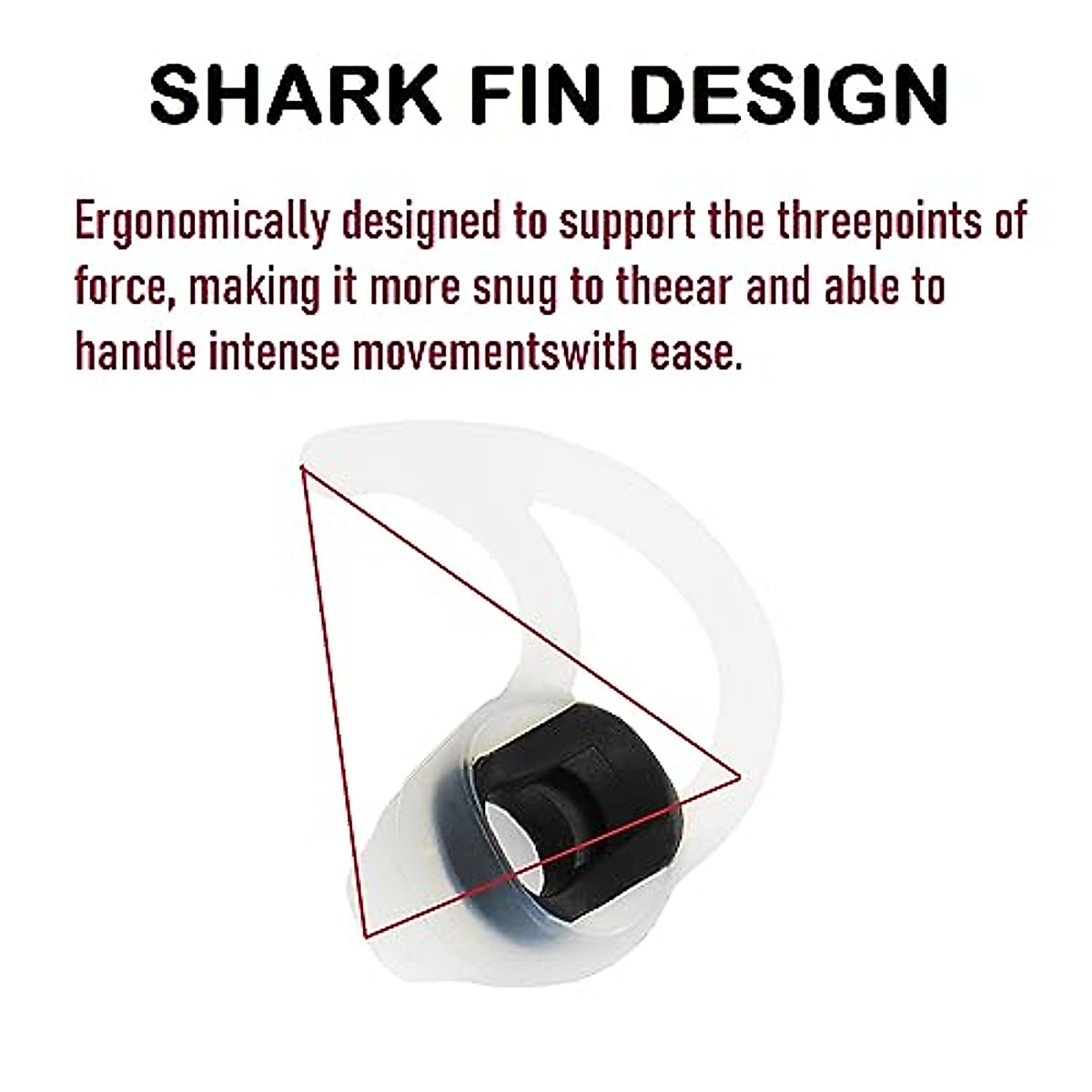 CYADCI Earbud Tips Medium 3 Pairs Soft and Comfortable Silicone Earbud Tips Noise Isolation Tips White Earbud Replacement Tips Compatible with Bose SoundSport Freestyle /IE2 /IE3 Earphones