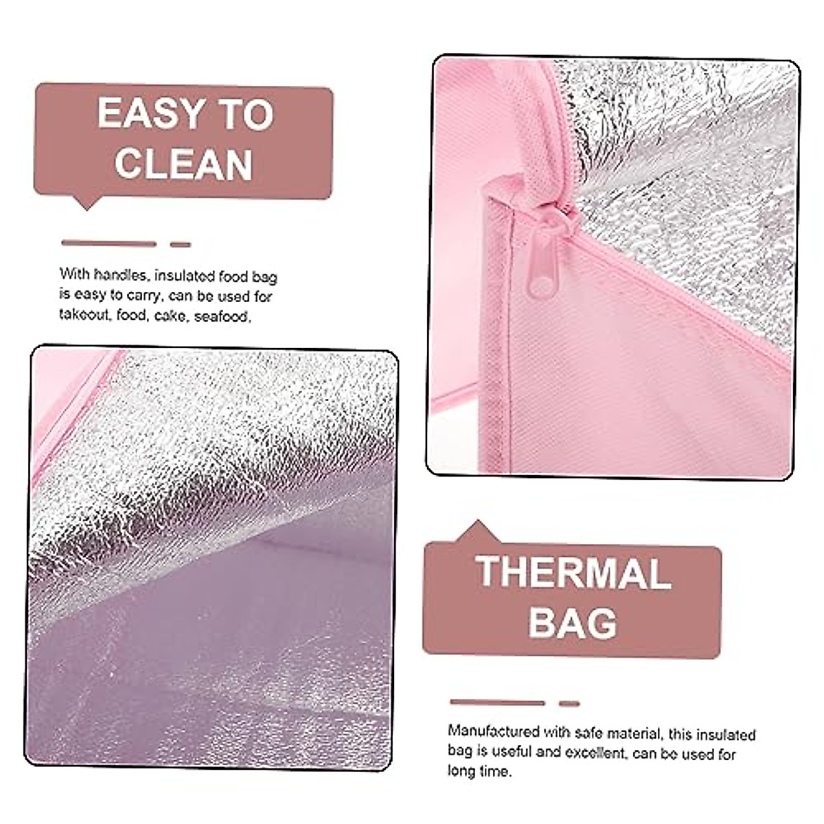 SOLUSTRE Packing Cake Insulation Bag Insulated Food delivery Bag Cake Insulated Bag with Handle Food delivery Bag for Cake Grocery delivery Bag Catering Bag Barbecue Non-Woven Bags Cake Bag