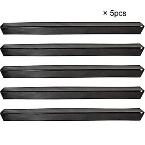 onlyfire Gas Grill Replacement Porcelain Steel Flavorizer Bars Heat Plate for Weber Models Grills Set of 5, 21 1/2''x1 3/4''