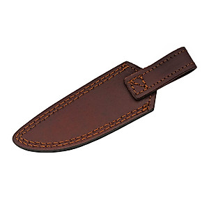 Green Exotic Damascus Steel | Wood Handle 8 inch Hunting Knife