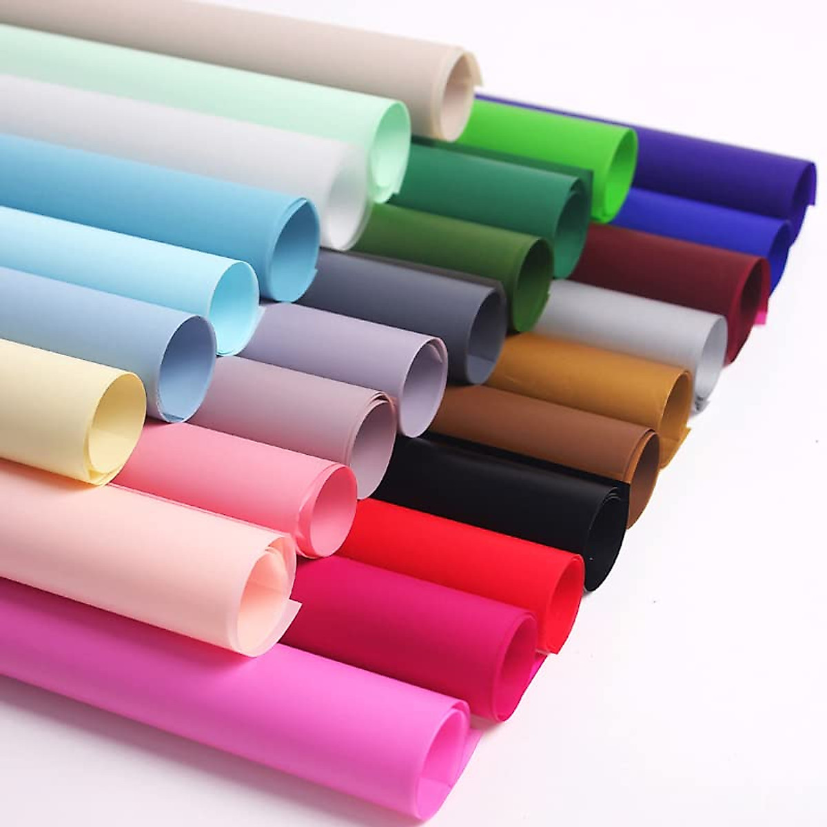 Leoyoubei 20 Sheets Flower Bouquets Wrapping Paper,Waterproof Frosted Gift Packaging Paper,Gift Box Packaging,Packaged on Both Sides Paper Bundle Florist Bouquet Wraps Material 22.8” (Royal Blue)