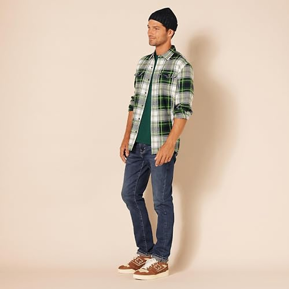 Amazon Essentials Slim Fit Jeans For Men - Dark Wash, 34W x 30L