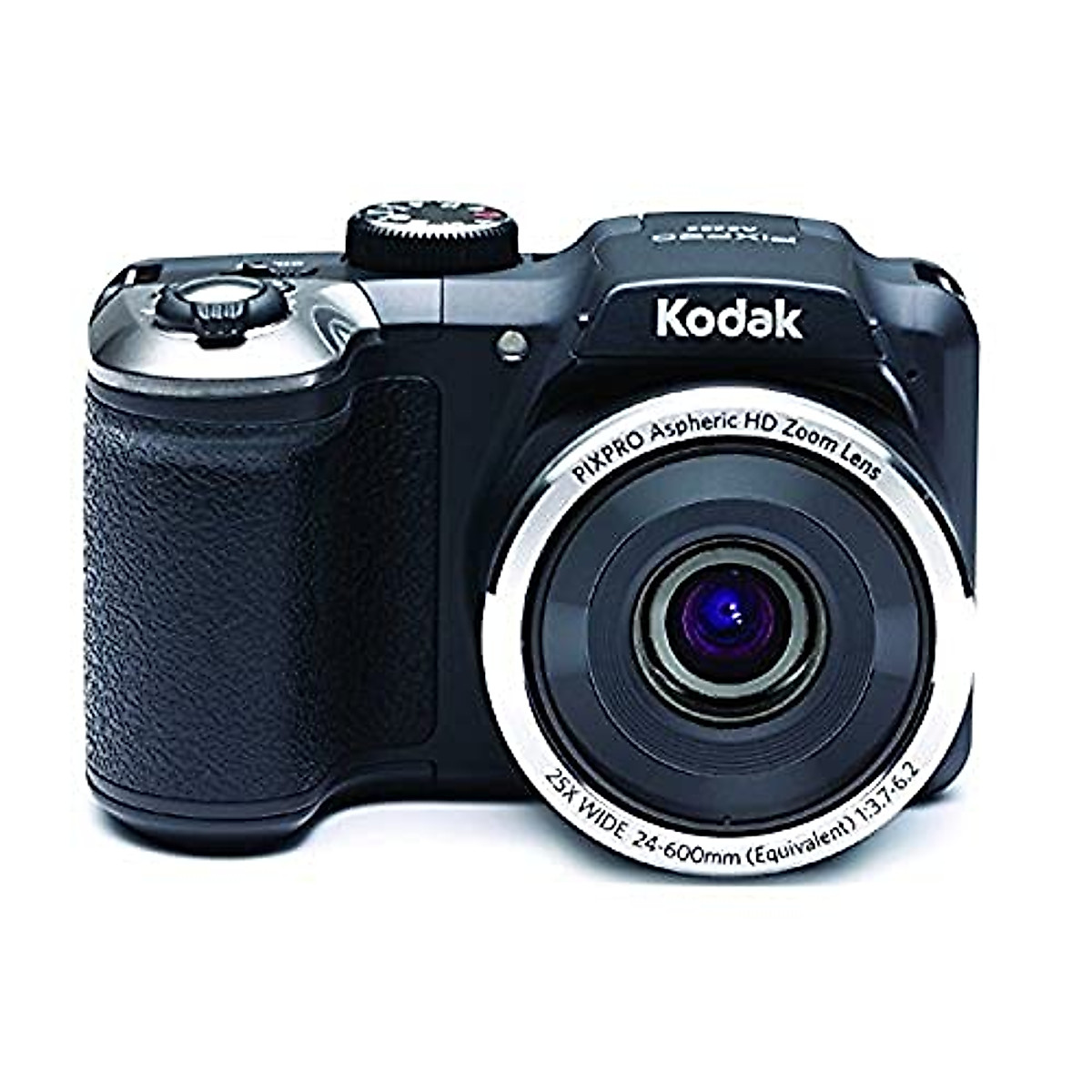 KODAK PIXPRO AZ252 Astro Zoom Digital Camera (Black) Bundle with 32GB Card, Case, Koah Nostrand Avenue Gadget Bag with Accessory Kit and Rechargeable Batteries