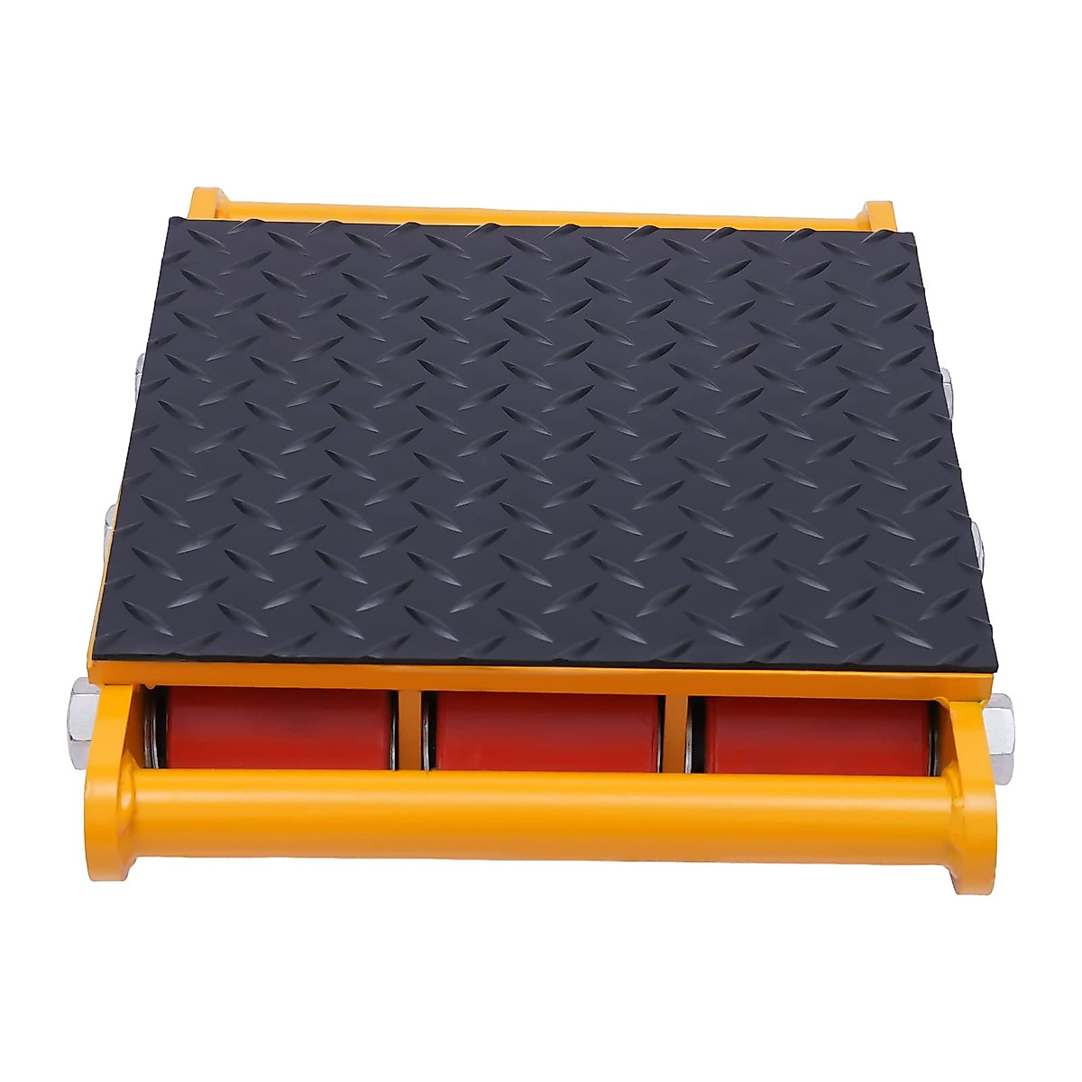 15T Machinery Mover Heavy Duty Machinery Skate Dolly with 9 Rollers Industrial Moving Skate Equipment for Transport of Heavy Machinery and Household Appliances