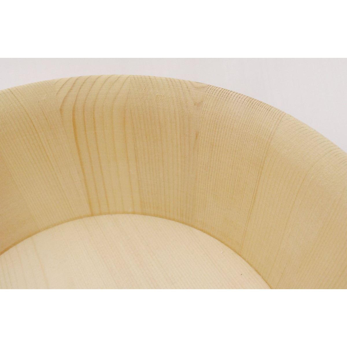 市原木工所 Ichihara Wood Workshop 82905 Washbasin, Hot Tub, Wood, 8.7 x 4.3 inches (22 x 11 cm), Beige