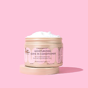 KeraCare CurlEssence Moisturizing Coconut Leave-In Conditioner With Jamaican Black Castor Oil and Coconut Oil - For Curly Hair - Silicone, Sulfate, and Paraben Free 12 oz