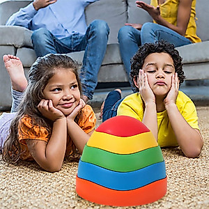 Premkid Stepping Stones for Kids, Set of 5 Pcs Balance Beam for Promote Coordination, Kids Outdoor Play Equipment, Indoor & Outdoor Toddler Sensory Toys, Obstacle Course for Kids Ages 3 Years and Up